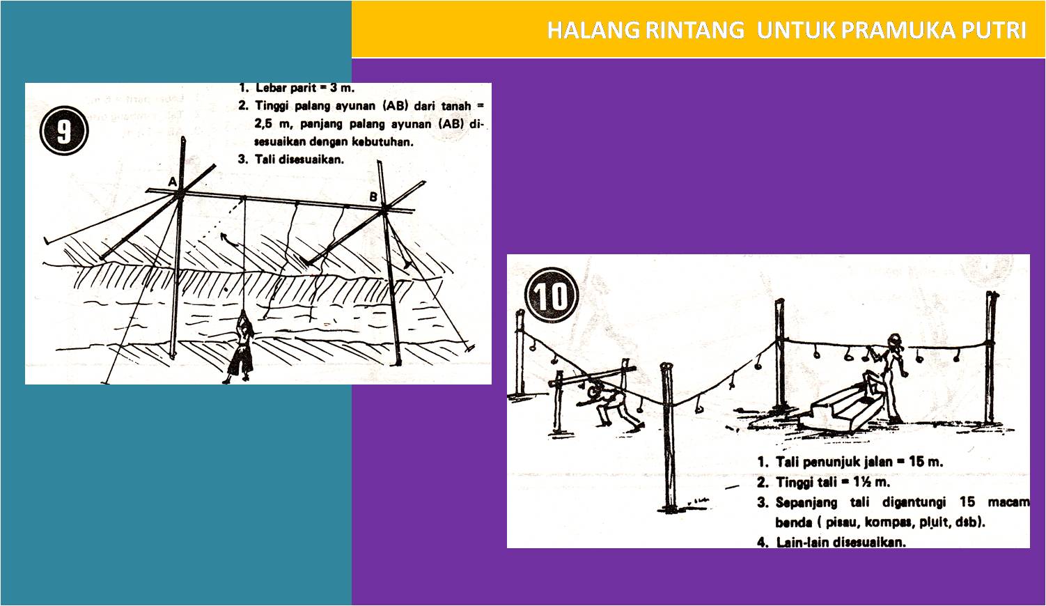 Ensiklopedia Pramuk: Halang Rintang (Contoh untuk Penggalang Putri)