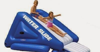 inflatable pool slides: inflatable pool slides for inground pools