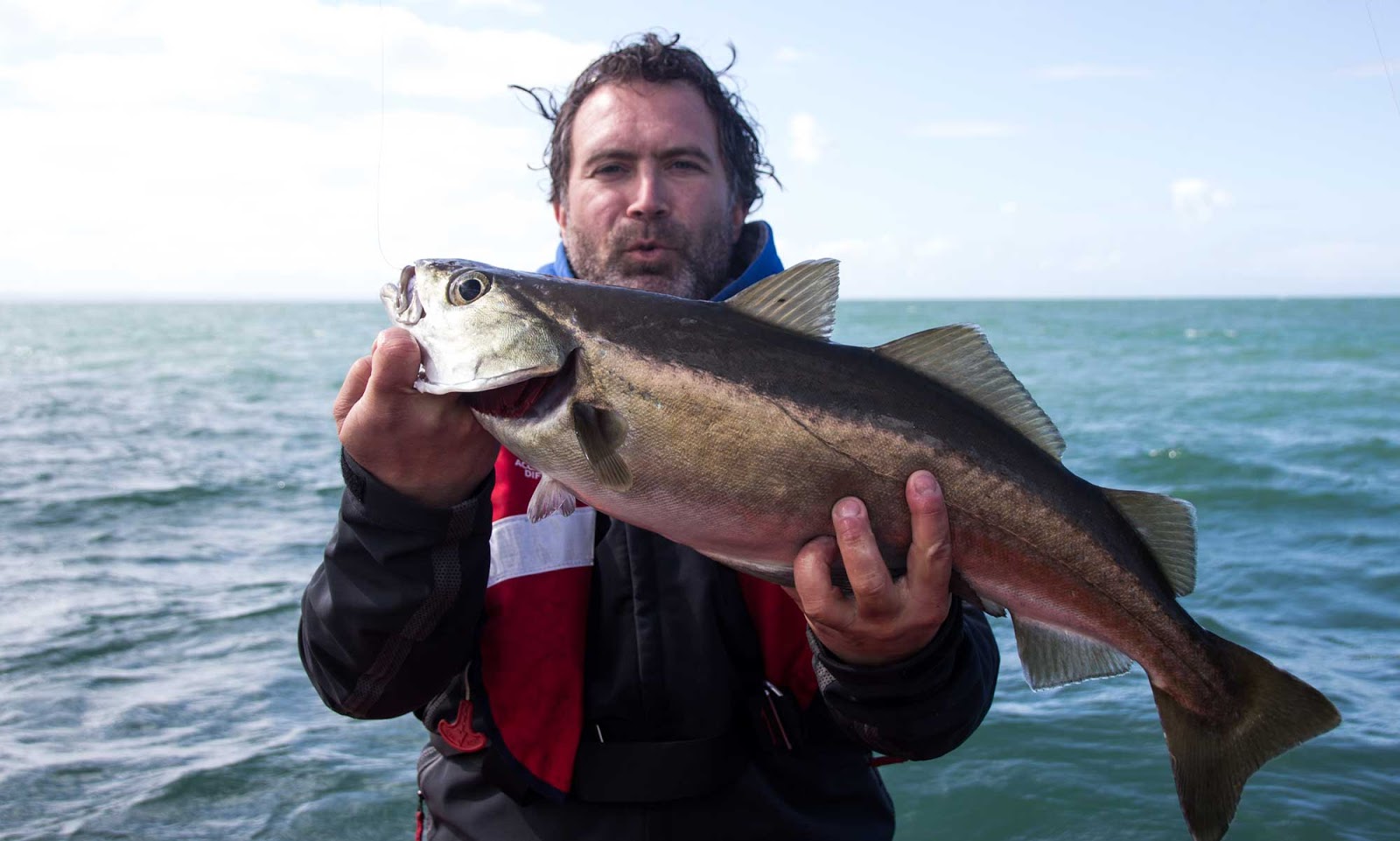 Belle pêche de Lieu Cotentin