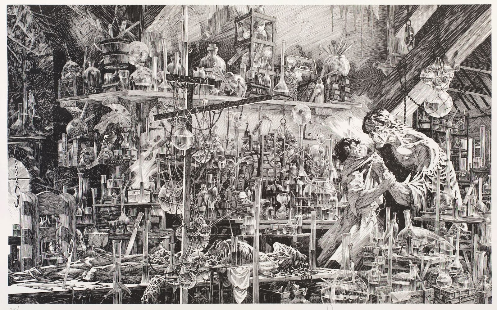 Cap'n's Comics: Frankenstein Alive Alive Alive by Berni Wrightson