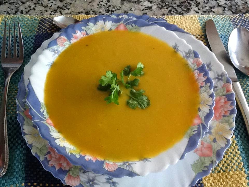 Cocinando con Rosita: CREMA DE CALABAZA (AUYAMA, ZAPALLO)