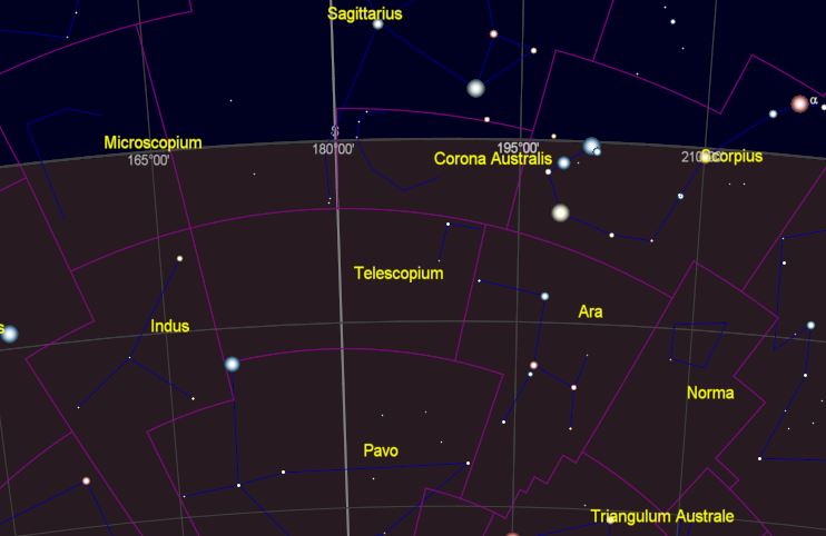 Telescopium Constellation