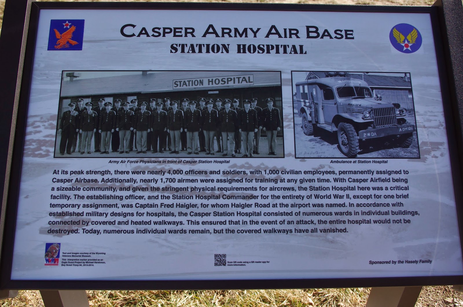 Some Gave All: Casper Army Air Base, Casper Wyoming.
