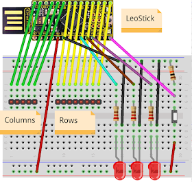ZX81 Keyboard Adventure: A Fritzing Layout and Some LeoStick Keyboard Code