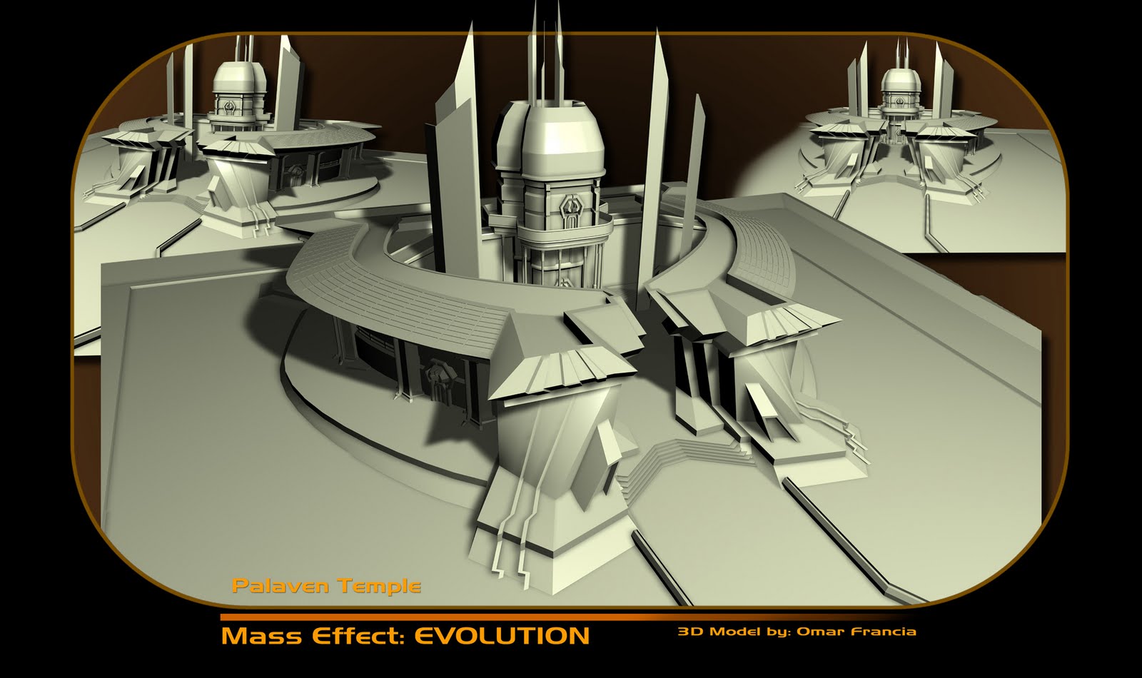 OMAR FRANCIA - Comics: MASS EFFECT: Evolution - 3D Art - PART 1