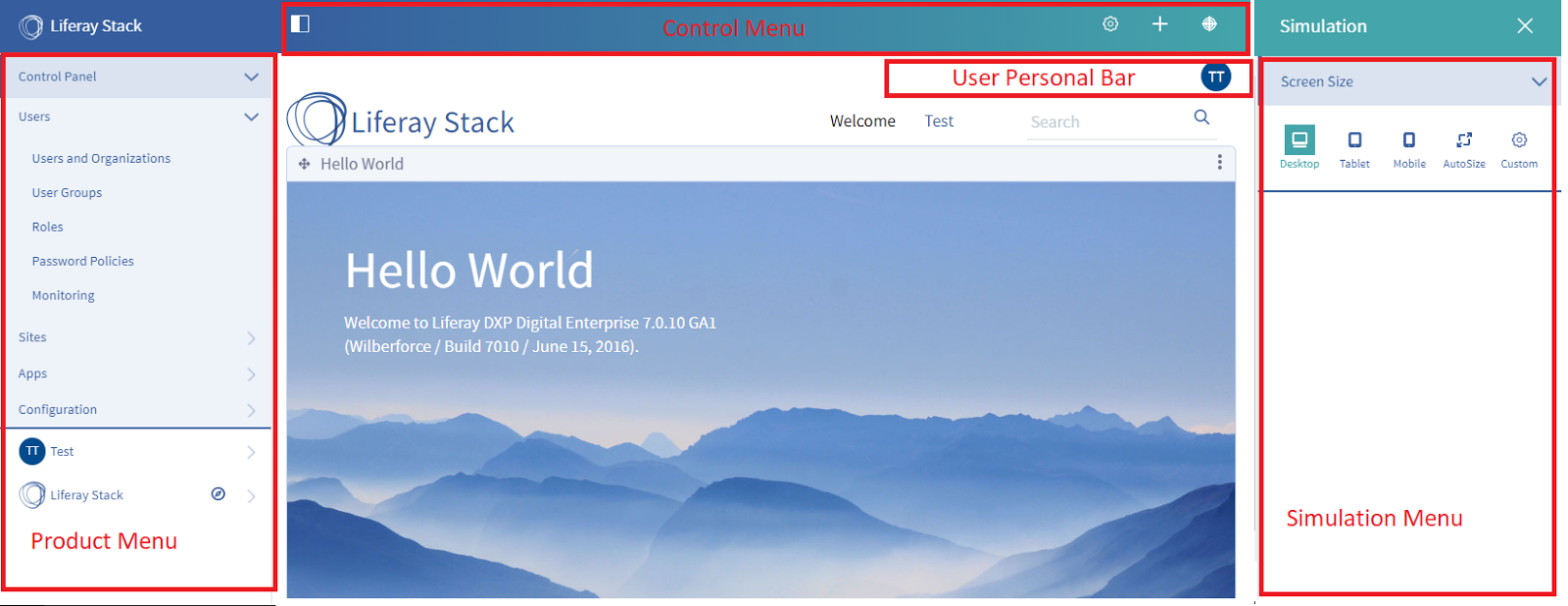 Adding Portlet To Product Menu In Liferay 7 DXP | LIFERAY STACK