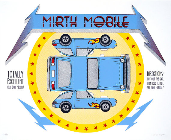 INSIDE THE ROCK POSTER FRAME BLOG: New Prints from Perfect Laughter