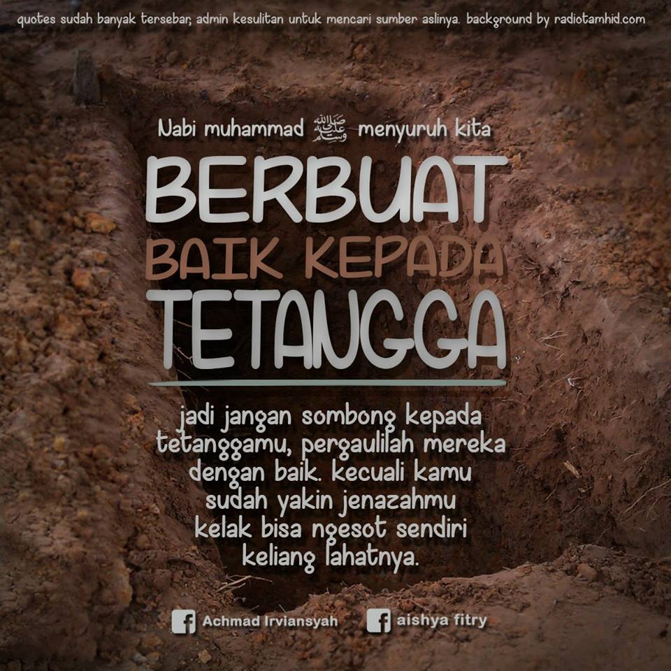Foto Dakwah Berbuat Baik Kepada Tetangga