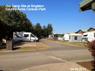 Jan Martin's Travel Blog: Country Acres Caravan Park, Singleton ...