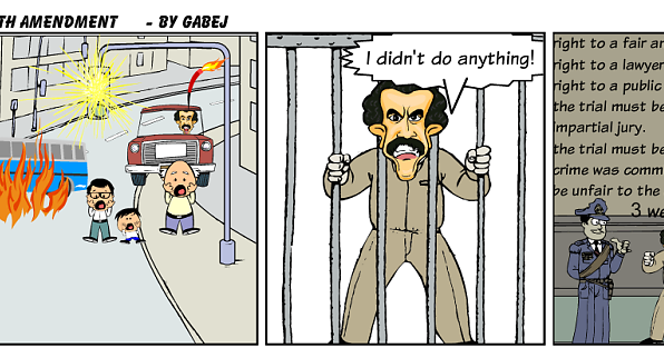 Sixth amendment : cartoon
