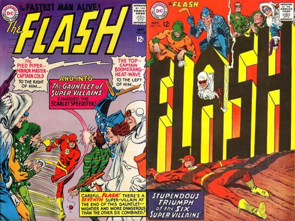 Dave's Comic Heroes Blog: Flash Facts Flash vs. the Rogues