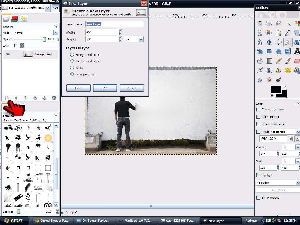 Si Sarap: How to Make Graffiti with GIMP