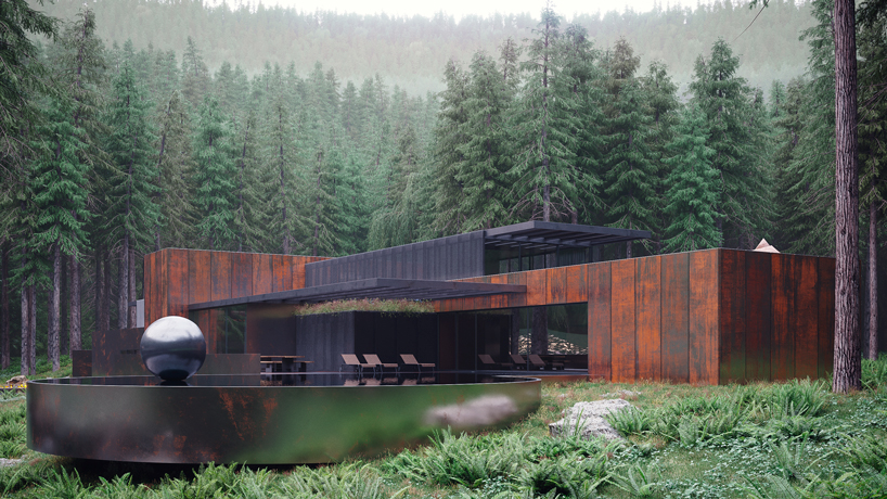 Organic Architecture: Corten Steel House