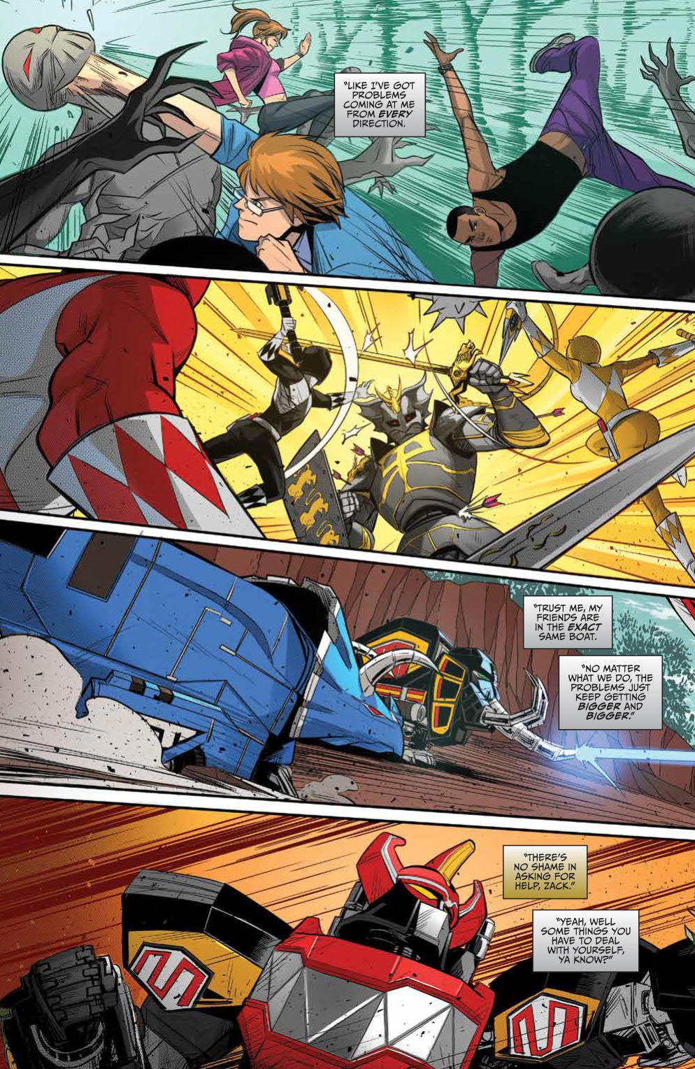 Comic Frontline: BOOM! Studios Preview: Saban's GO, GO Power Rangers ...