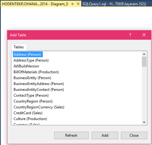 HodentekMSSS: Database diagramming in SQL Server 2016