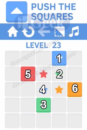 Push The Squares Level 23 ~ Doors Geek