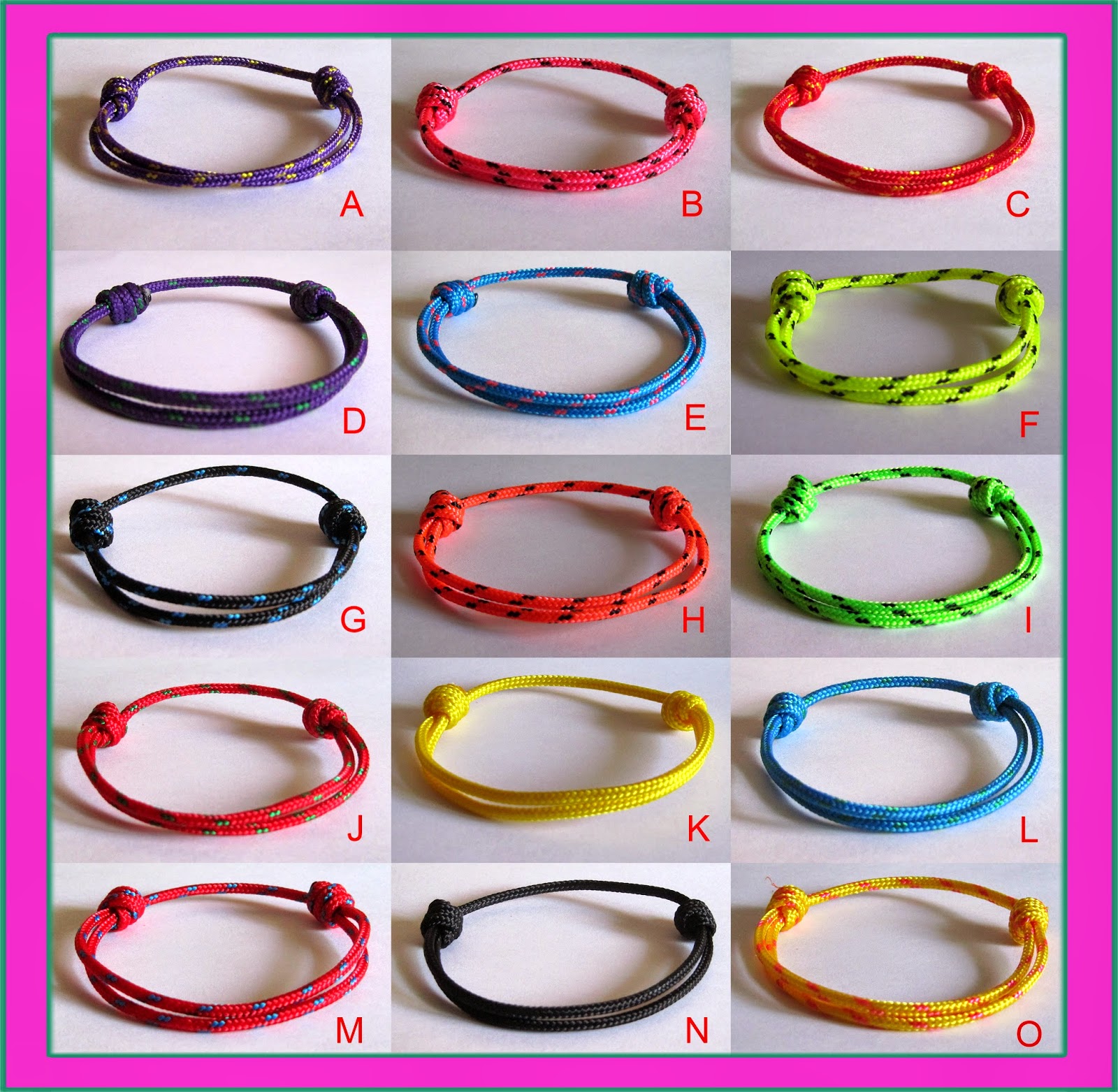 El Taller de Canelita: PULSERA SUPERVIVENCIA DE CUERDA DE ESCALADA ref ...