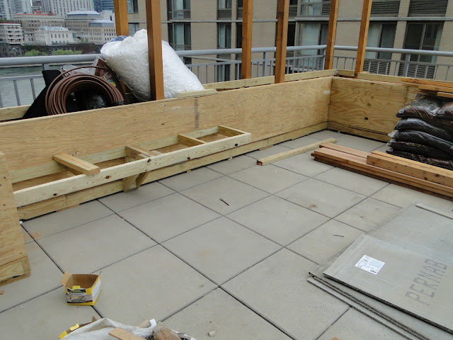 Terrace Makeover: Sockets, Switches, Bench