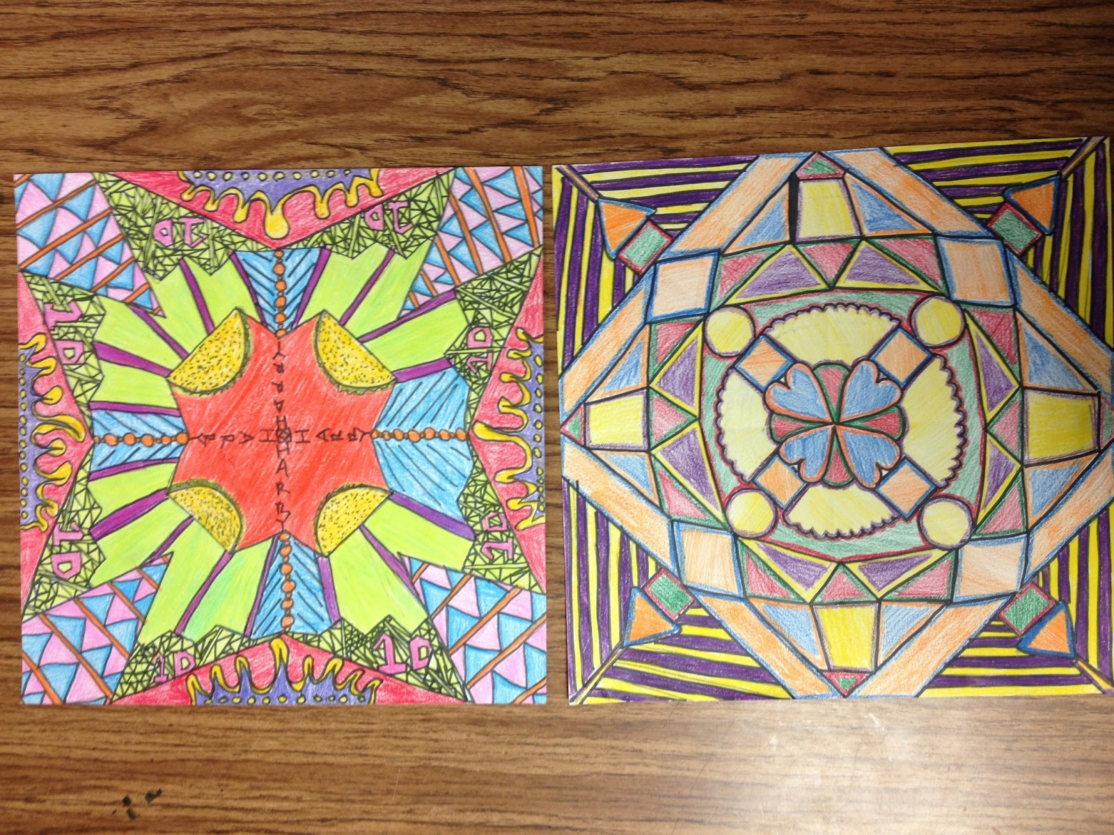 Color Me Michelle: Radial Symmetry: 6th Grade