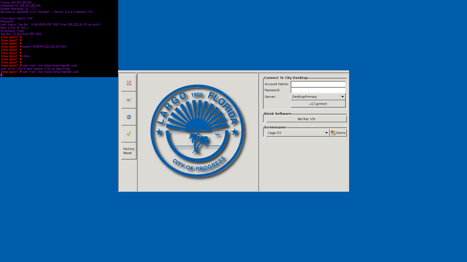 Dave Richards - City of Largo Work Blog: Ubuntu Thin Client Work Continues