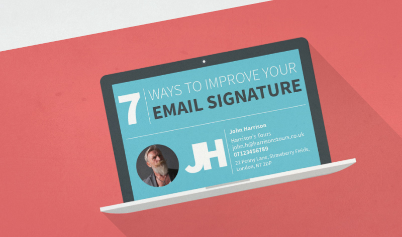 7 Tips for Creating Professional Email Signatures - #infographic