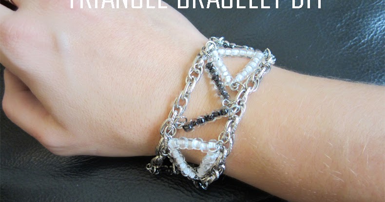 TRIANGLE BRACELET DIY | MY WHITE IDEA DIY