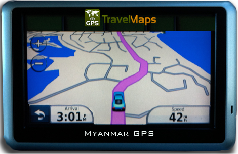GPSTravelMaps.com: Myanmar Garmin GPS Map