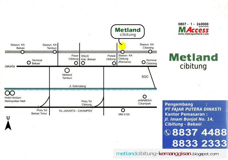 Metland Cibitung - Cluster Taman Kemanggisan: Metland Cibitung