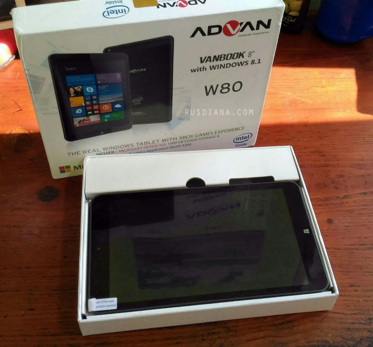 Advan Vanbook W80 Review -Tablet Windows 8 inci