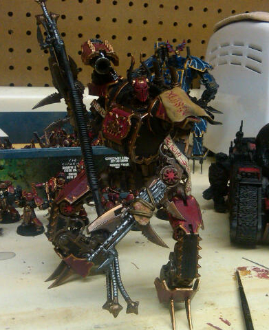 Hellz Realm (Warhammer 40k): Chaos Defiler Conversion / Painted