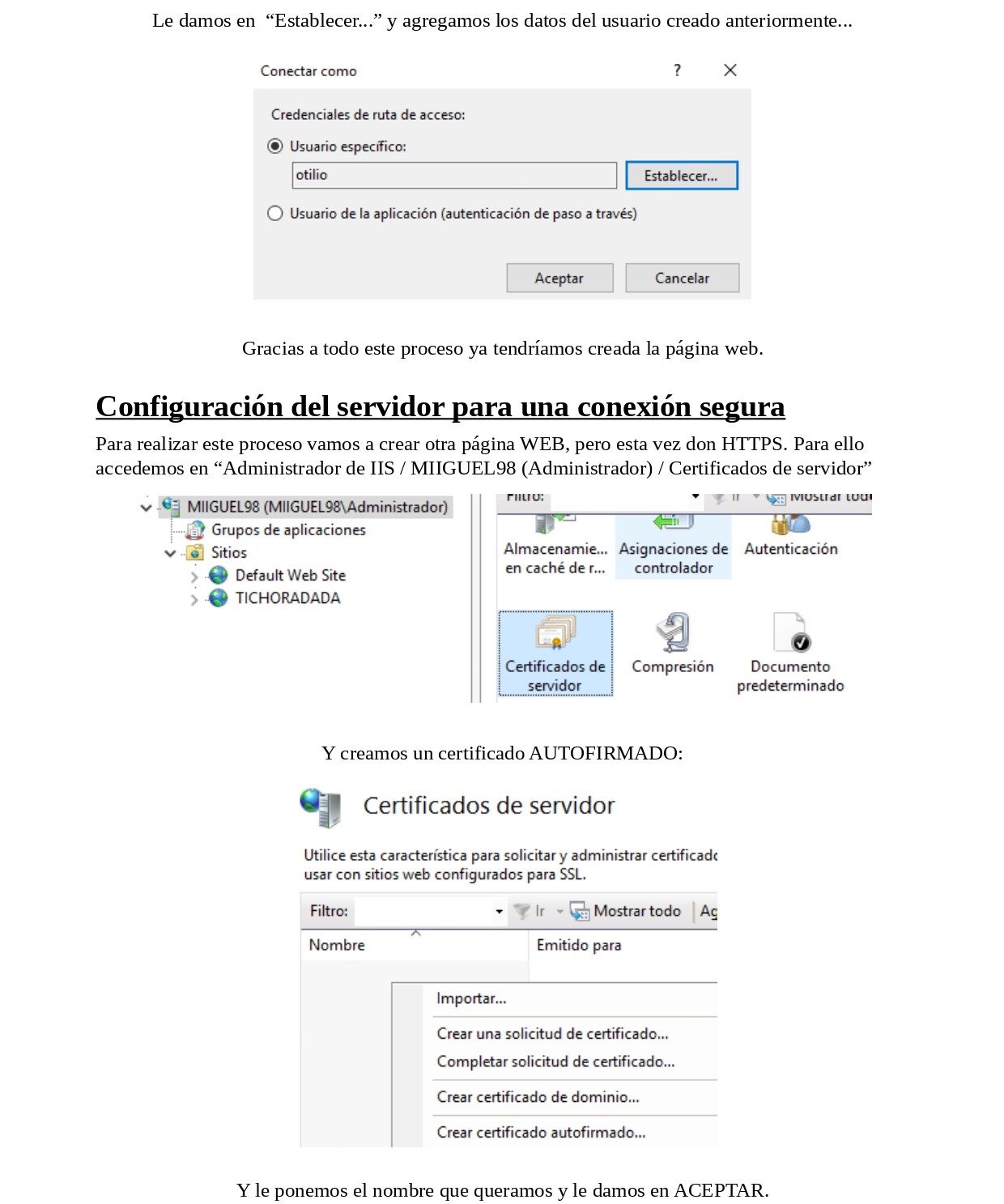 Instalación y configuración de IIS (Windows)