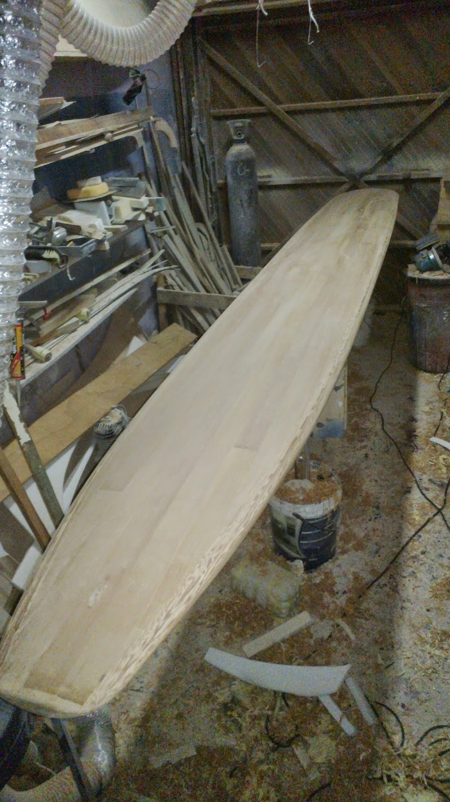 evenflow surfboards: Olo surfboard build