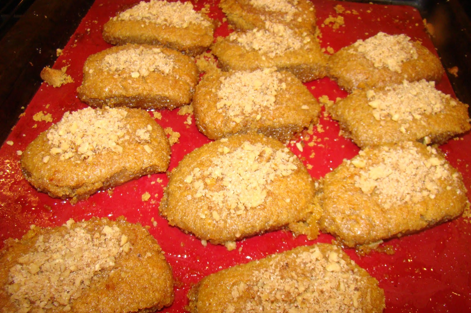 My Favorite Recipes Collection: Nuts filled Finikia/Melomakarona: Greek ...