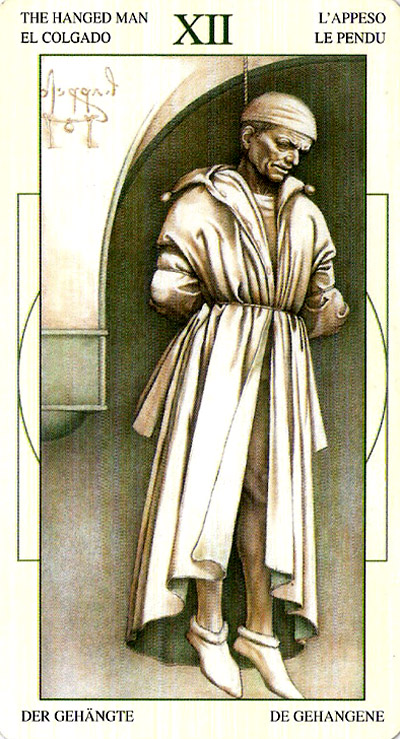 TAROT CAFE...: EL COLGADO (ARCANO MAYOR Nº 12 - TAROT DA VINCI)
