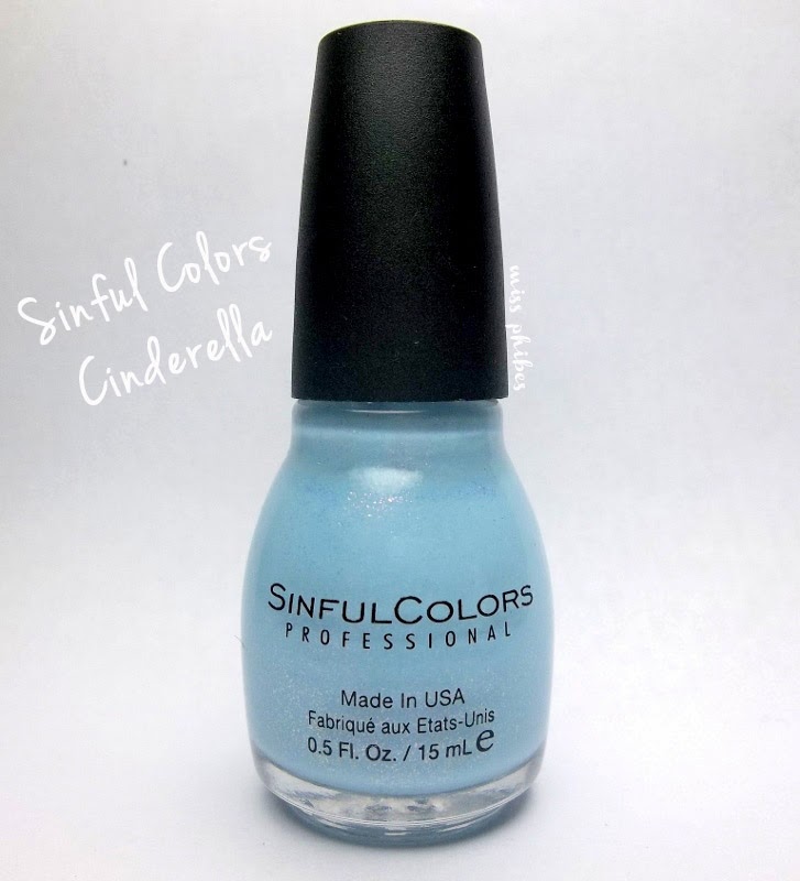 miss phibes.: Cinderella de Sinful Colors y Stickers de Born Pretty Store