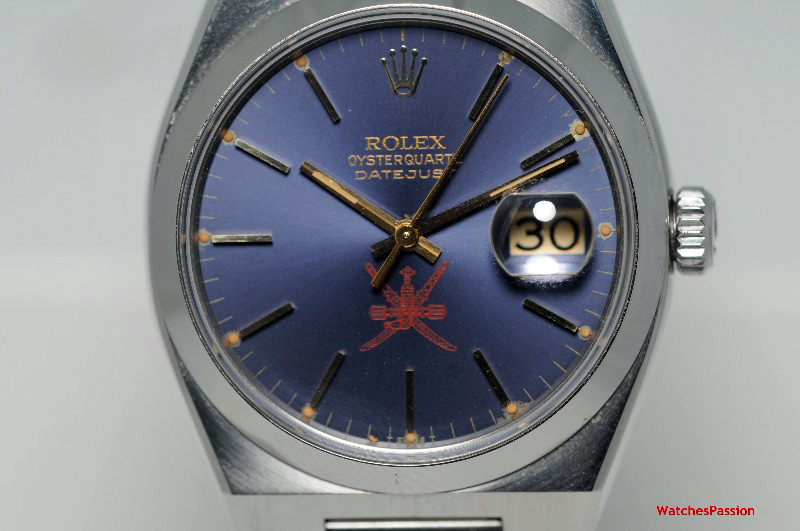 Watches Passion: Rolex Oyster Quartz Ref.17000 Oman Logo