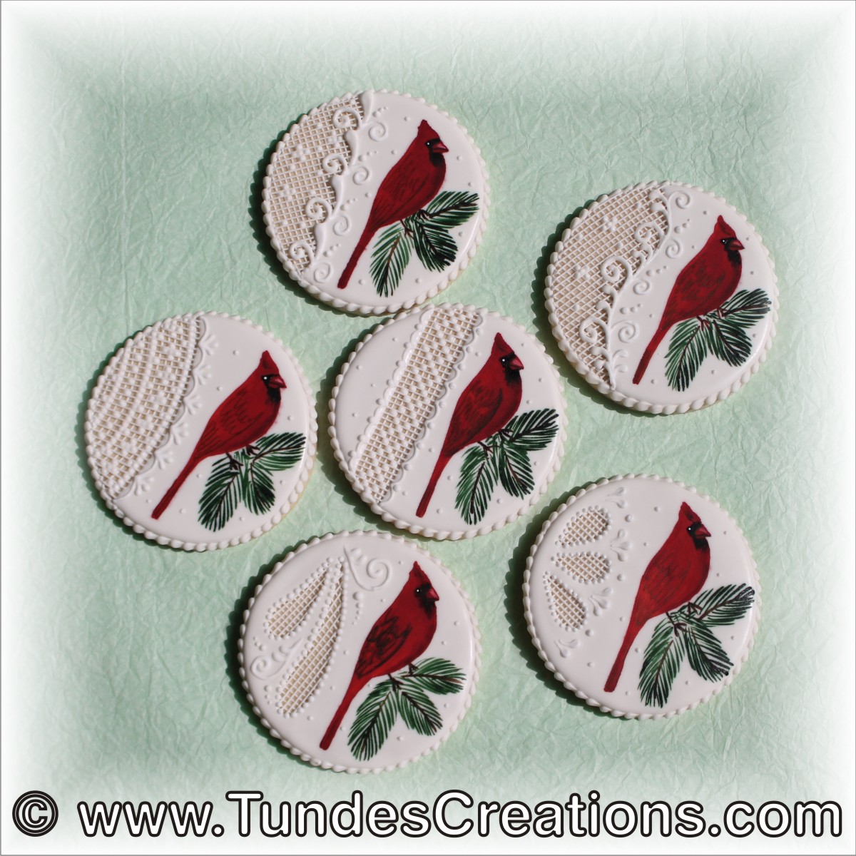 The Gingerbread Artist: Cardinal in winter - cookie featured in Food ...