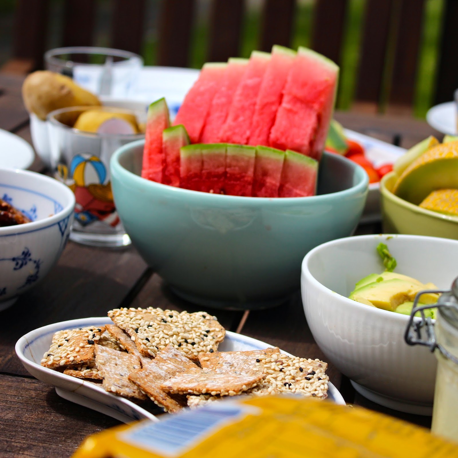 FOR 2 KR. BLANDET: Lækker sund frokost