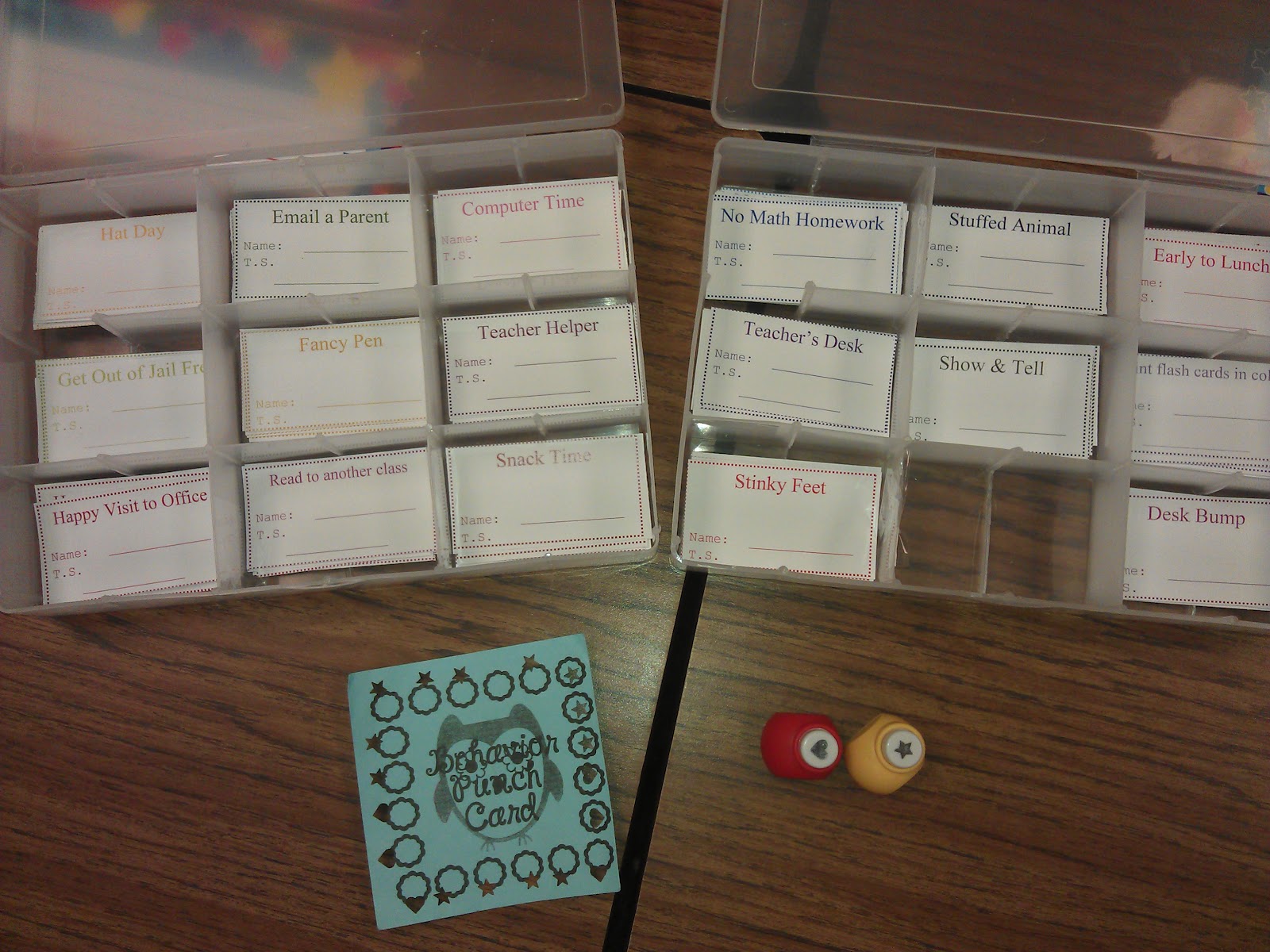 Cracker Jax: Punch cards, coupons, and pairing cards...Oh my!