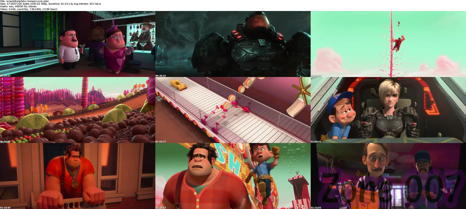 Wreck It Ralph (2012) DVDRip 450MB BillionUpload Subtitle Indonesia ...
