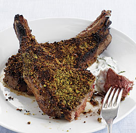 Pistachio-Crusted Lamb Chops Recipe | Arabic Food Recipes