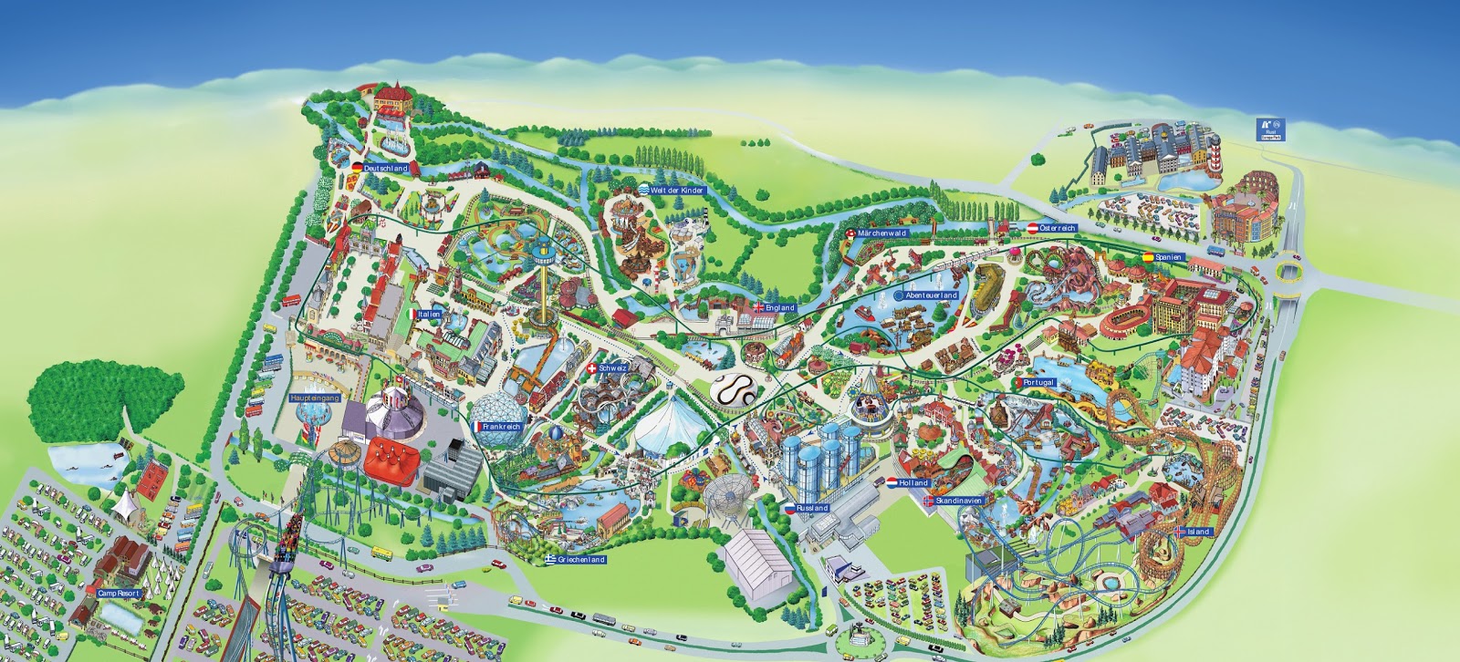 Europa Park Mapa - Mapa