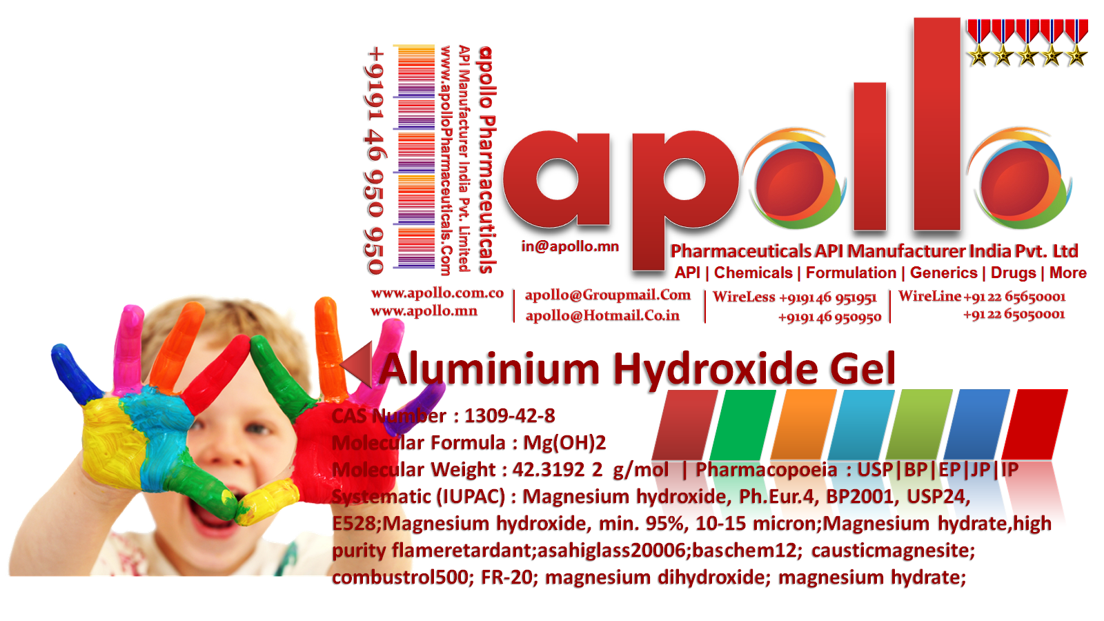 Aluminium Hydroxide Gel | apollo | +919146950950