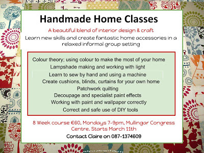The Woolly Way of Ireland: Handmade Home Classes, Mullingar, Co. Westmeath
