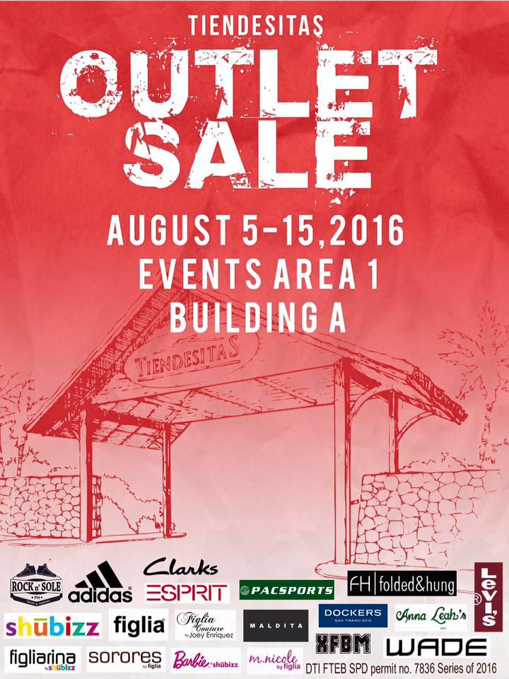 Manila Shopper: Tiendesitas Outlet SALE: August 2016