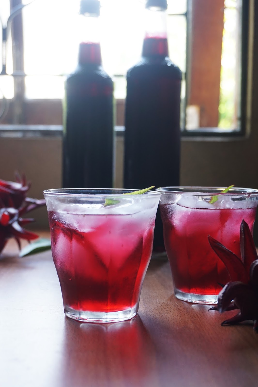 Homemade Roselle Syrup