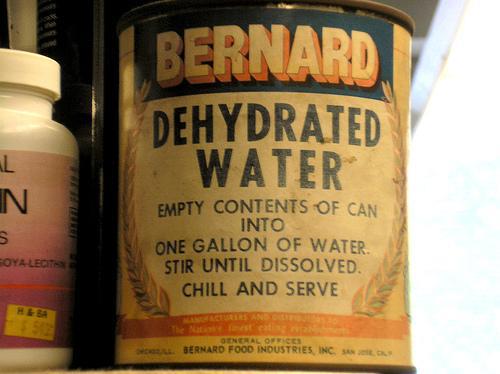 I Have Seen The Whole Of The Internet: Dehydrated Water