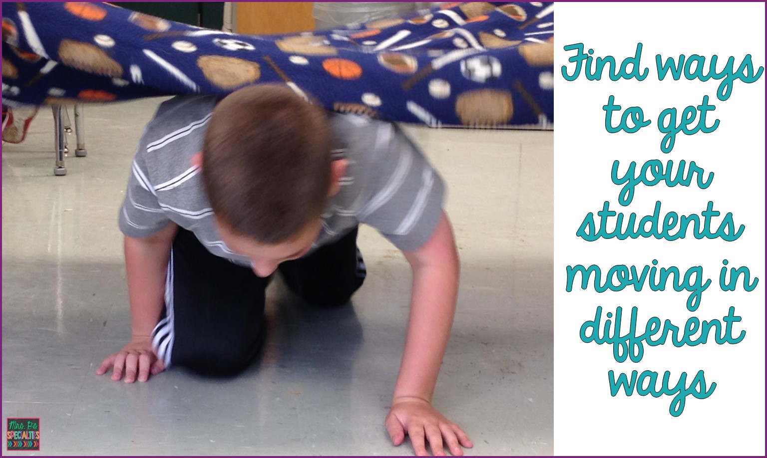 Sensory Motor Tasks That Fit In Your Classroom · Mrs. P's Specialties
