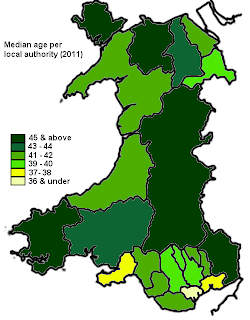 Census 2011 : Demographics I - How old is Wales? ~ Oggy Bloggy Ogwr