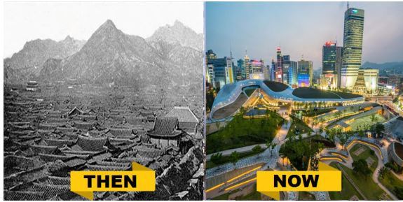 5 Then & Now Pictures Of The Famous Places In The World